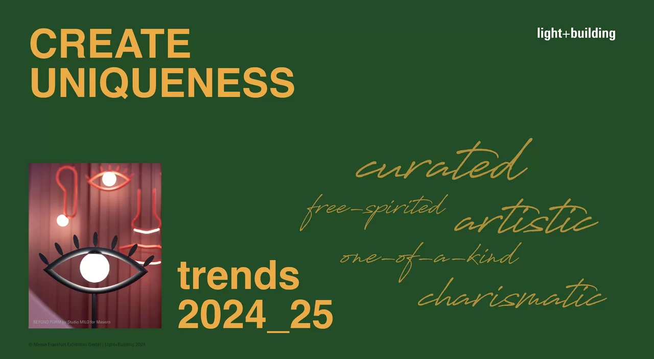 Light + Building presents the trends for 2024/25